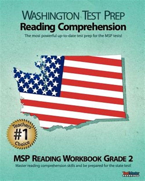 Pre-Owned Washington Test Prep Reading Comprehension Msp Reading ...