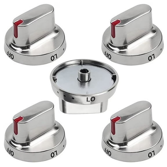 5-Pack Samsung Gas Stove Burner Control Knob Replacement DG64-00473A ...
