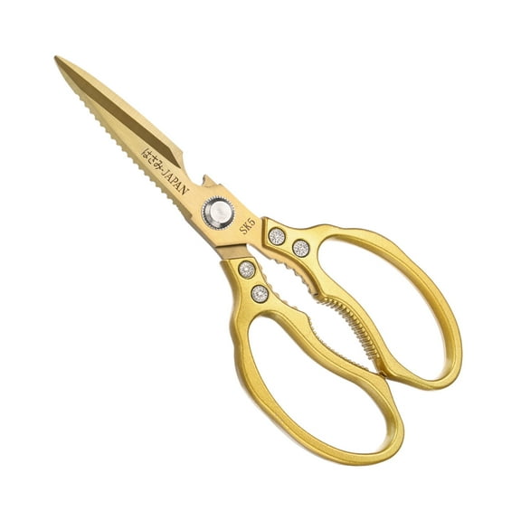 MITSUMOTO SAKARI Kitchen Scissors, 9 inch Japanese Stainless Steel ...