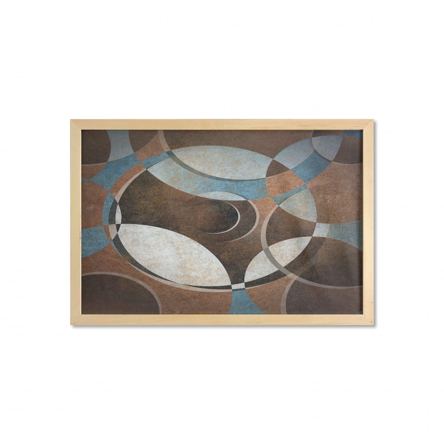 Abstract Wall Art with Frame, Grunge Vintage Style Contemporary ...