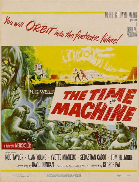 The Time Machine - movie POSTER (Style F) (27" x 40") (1960) - Walmart.com