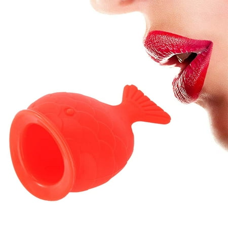 Lips Enhancer, Women Portable Fish-Shaped Lip Plumper Enhancer Device ...