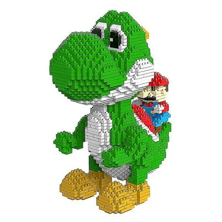 Super Mario Luigi Building Blocks Puzzle Micro 3d Figures Brick Toys ...