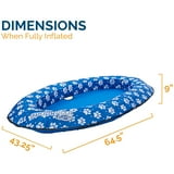 SwimWays Large (65 lbs and Up) Spring Float Paddle Paws, Fabric Covered ...