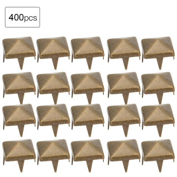Spike Rivets,400 Sets 4MM-7MM DIY Square Spike Rivets Spike Stud Built ...