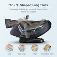 4d Massage Chair Zero Gravity Sl Track Full Body Shiatsu Recliner With