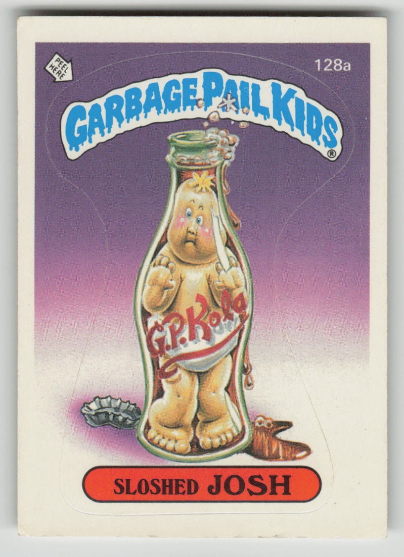 1986 Topps Garbage Pail Kids Series 4 Sticker #128a - Walmart.com