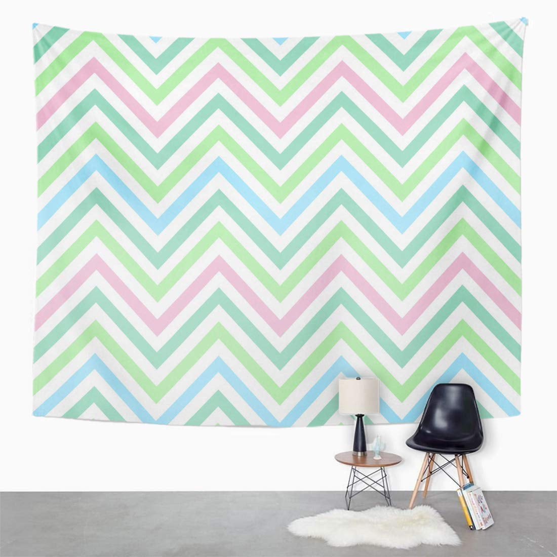 Turquoise And Purple Chevron Backgrounds