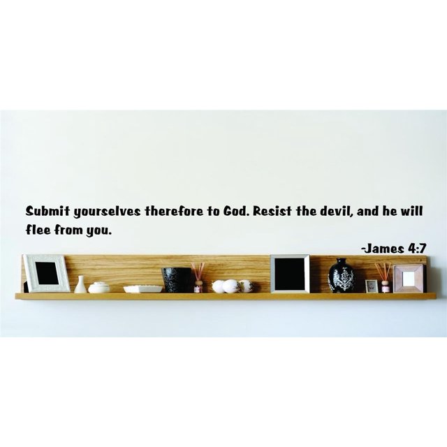 Submit Yourselves Therefore To God. Resist The Devil, And He Will Flee ...