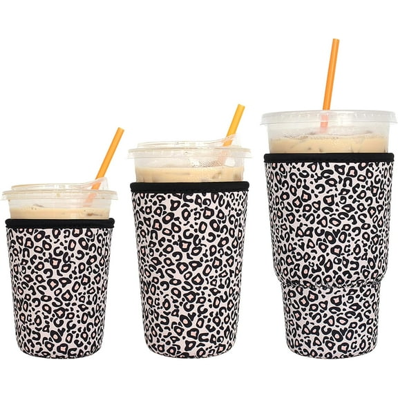 Java Sok Reusable Iced Coffee Cup Insulator Sleeve for Cold Beverages ...
