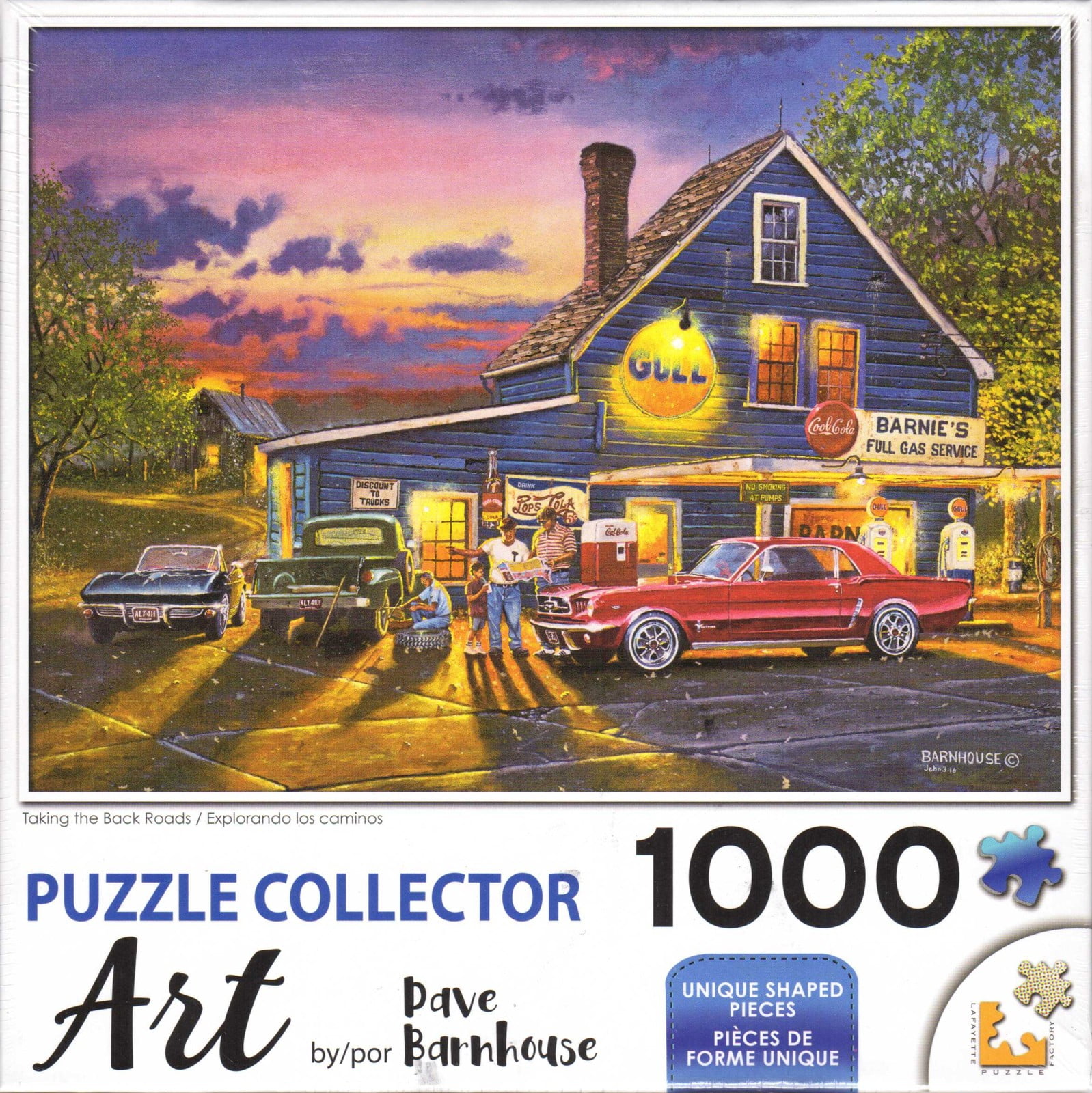 Puzzle Collector Art 1000 Piece Puzzle - Taking the Back Roads ...