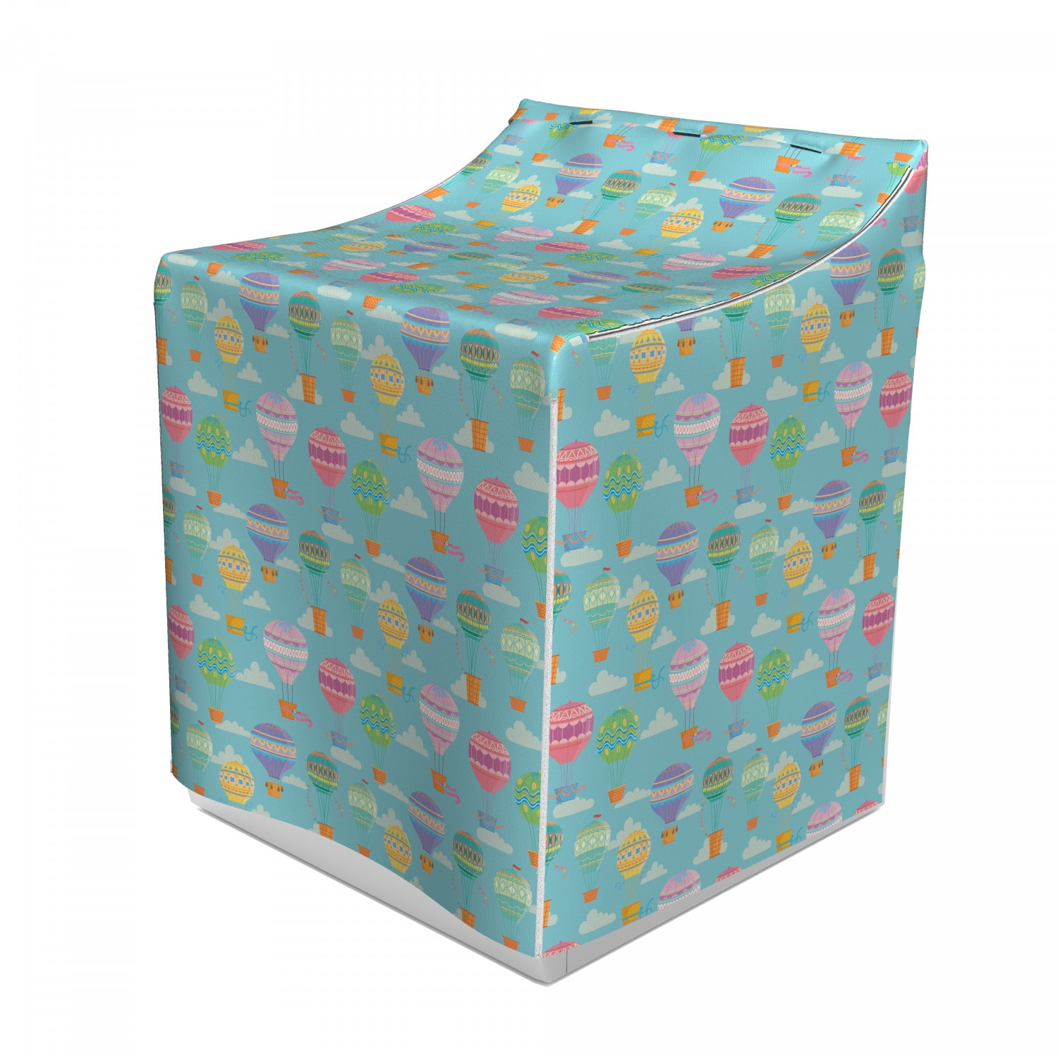 Adventure Cartoon Washer Cover, Colorful Ornamental Design of Rising ...