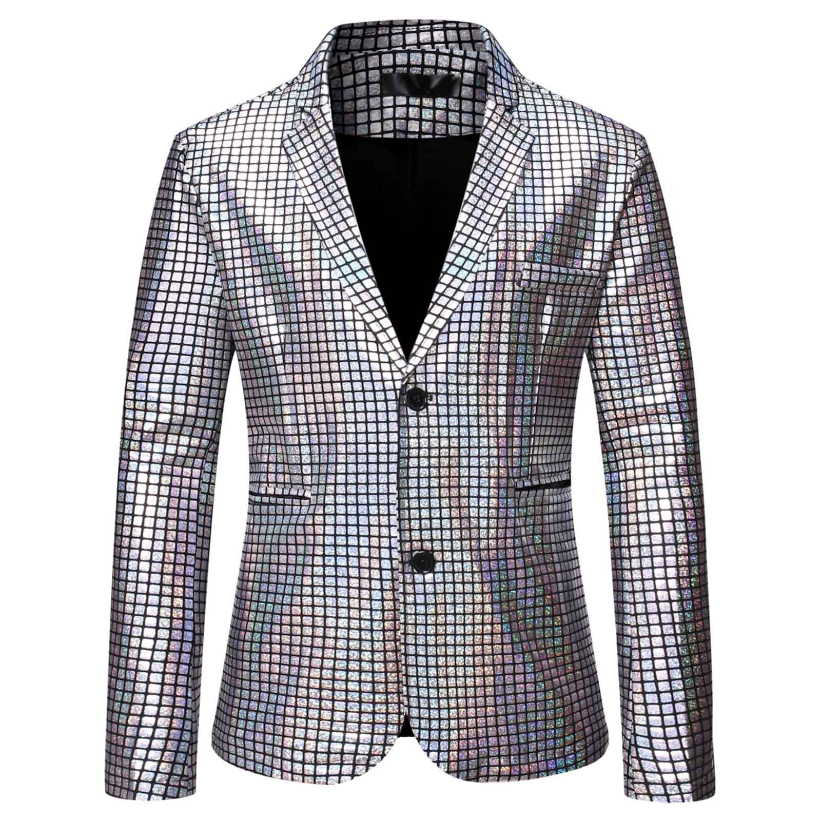 Click here for Penkiiy Blazer For Men Men Casual Slim Fit Long Sl... prices