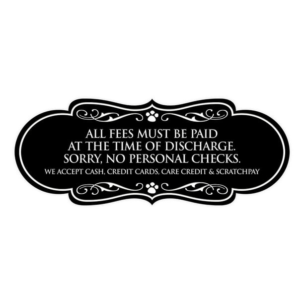 Credit Card Acceptance Signs