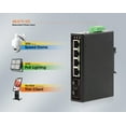 Intellinet Industrial 4-Port Gigabit Ethernet PoE++ Switch with 2 SFP ...