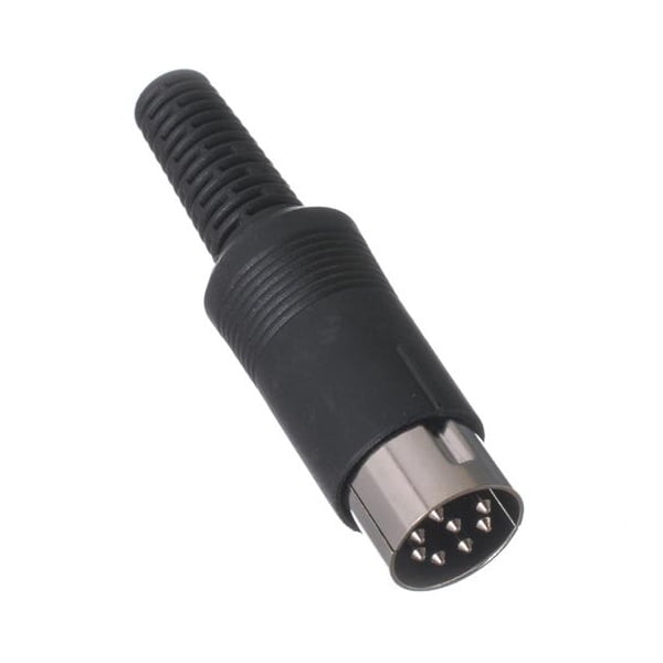 IEC DN08M Din - 8 Pin Male Connector - Walmart.com