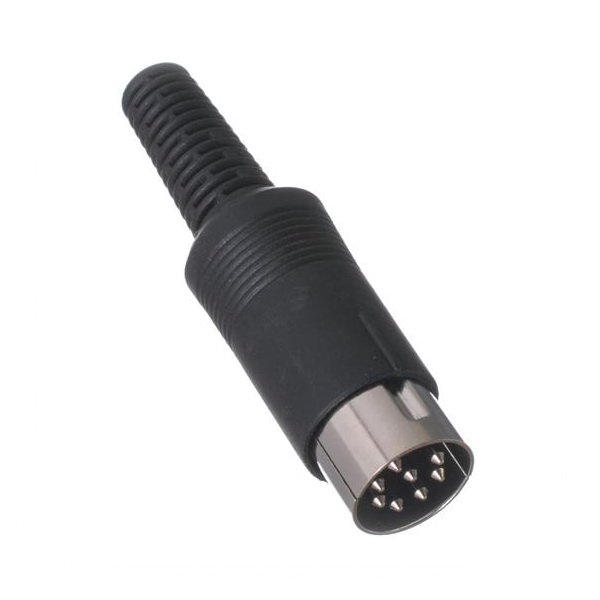 IEC DN08M Din - 8 Pin Male Connector - Walmart.com - Walmart.com