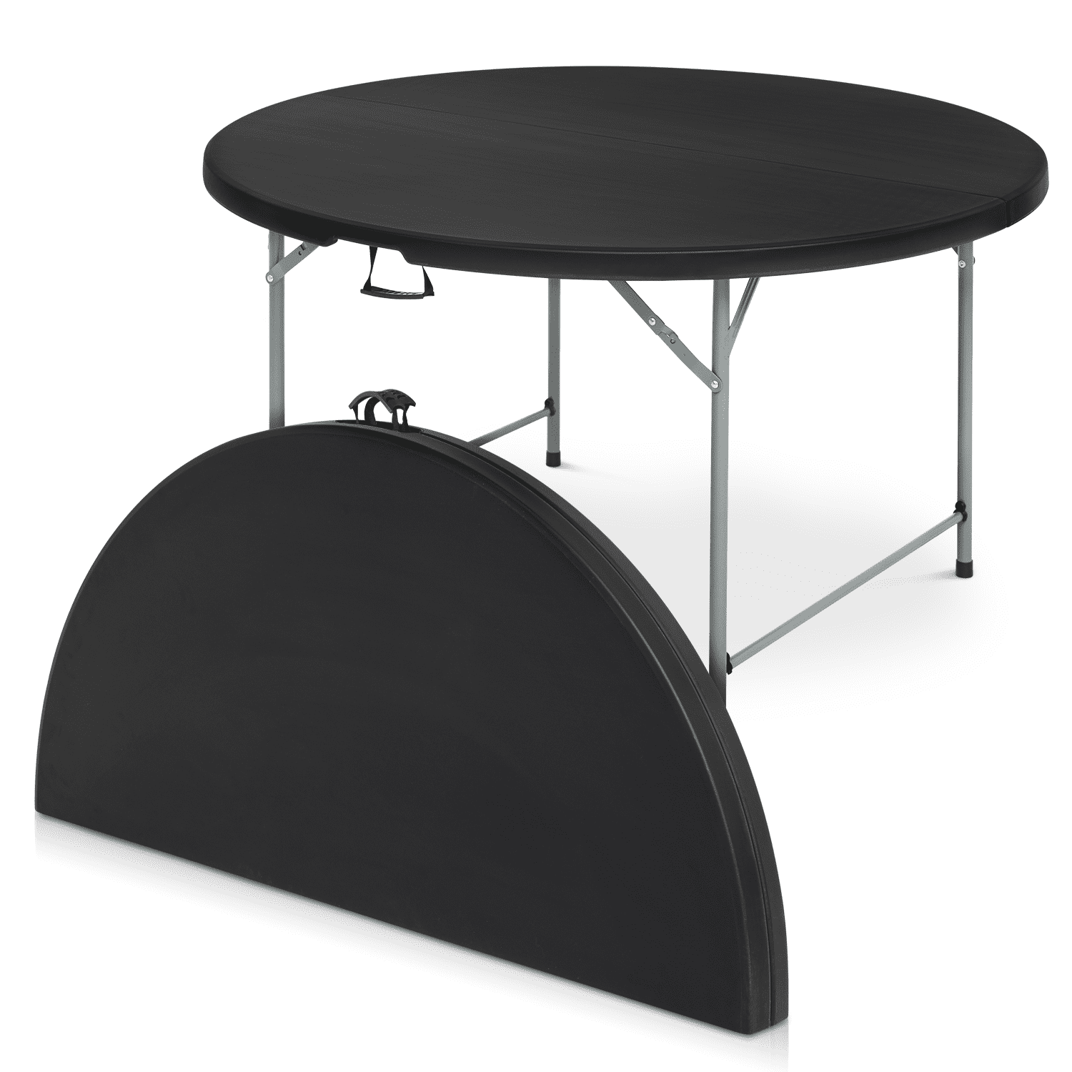 Magshion Round Foldable Table, 4.5Ft Heavy Duty Commercial Event ...