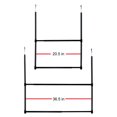 Oceanstar 2-Tier Portable Adjustable Closet Hanger Rod, Black - Walmart.com