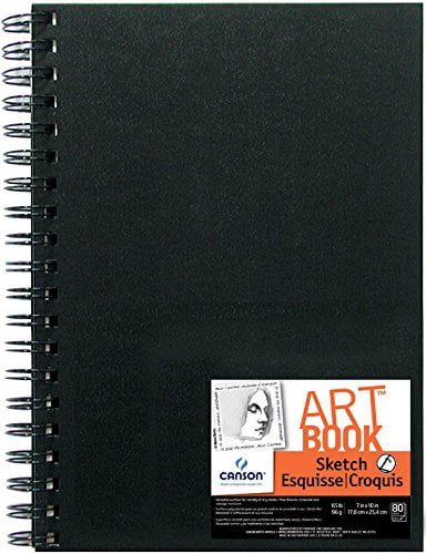 Canson Artist Series Sketch Book, 7in x 10in, 80/Sheets - Walmart.com