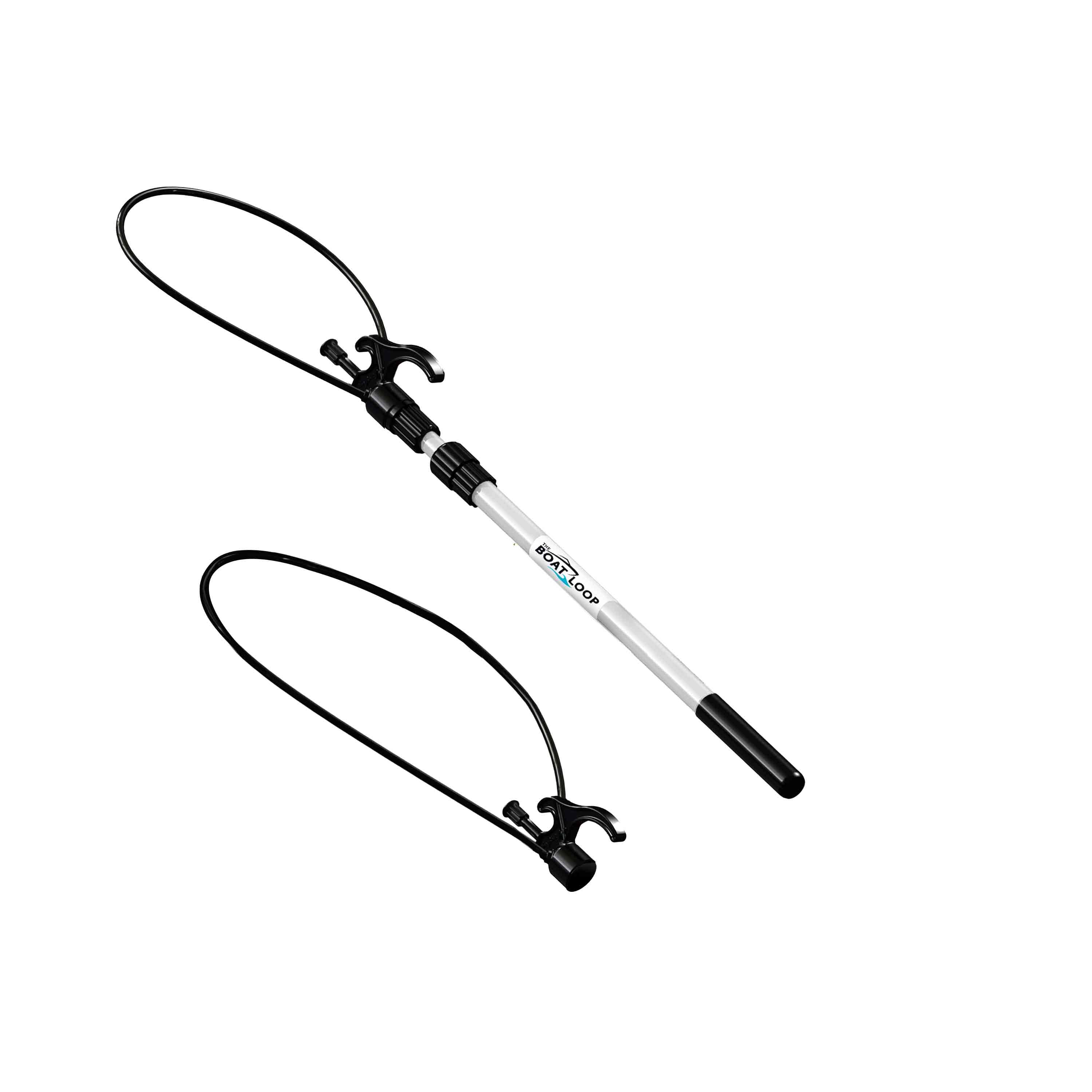 The Boat Loop - Compact Extendable (2 to 4 feet) Fiberglass Pole for ...