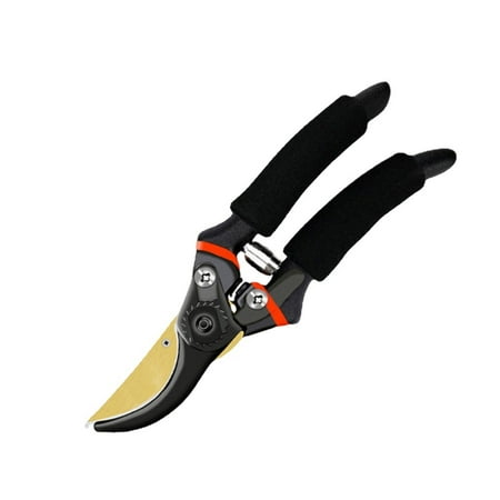 Garden Secateurs Straight Blade in Steel and Titanium. Flower Scissors ...
