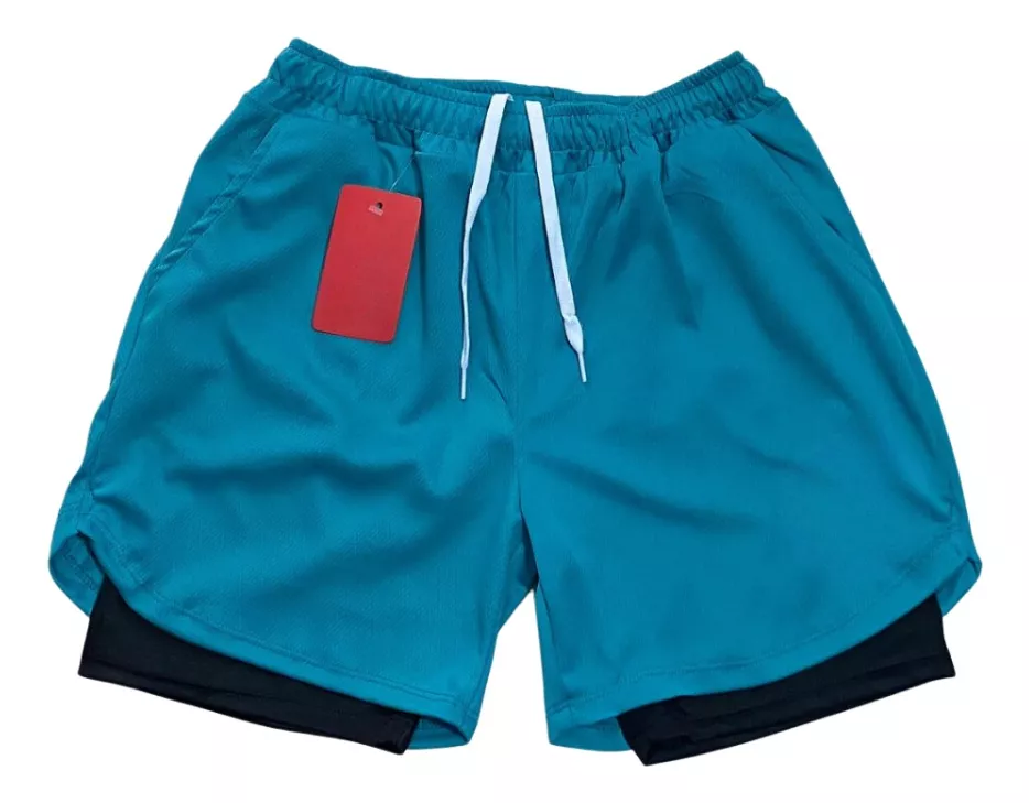 Paquete De Cinco Short Deportivo Licra Hombre Gym Ejercicio | Walmart ...