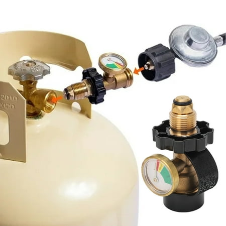 Zaqw Propane Tank Adapter,Propane Tank Converter with Meter,Propane ...