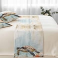 Bed Runner for King Size Bed, Turtle 3 Pcs Bedding Runner Set - 1 ...