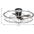 Loring Collection 33" Four-Blade Galvanized Ceiling Fan - Walmart.com