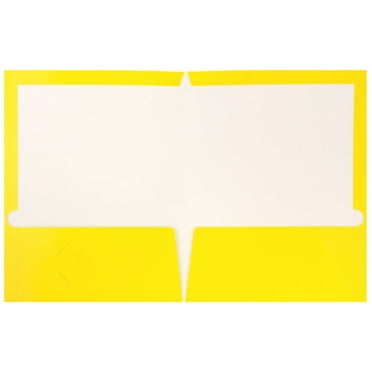 JAM Plastic 2 Pocket School POP Folders with Metal Prongs Fastener ...