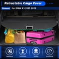 Cargo Cover for BMW X3 2025 2026 Trunk Cover Retractable Trunk Shield ...