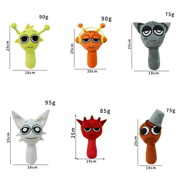 Sprunki juguetes de peluche juego de terror Wenda Oren Raddy Fun Bot ...