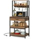 Tribesigns Kitchen Bakers Rack with Power Outlets, 5 Tier Microwave ...