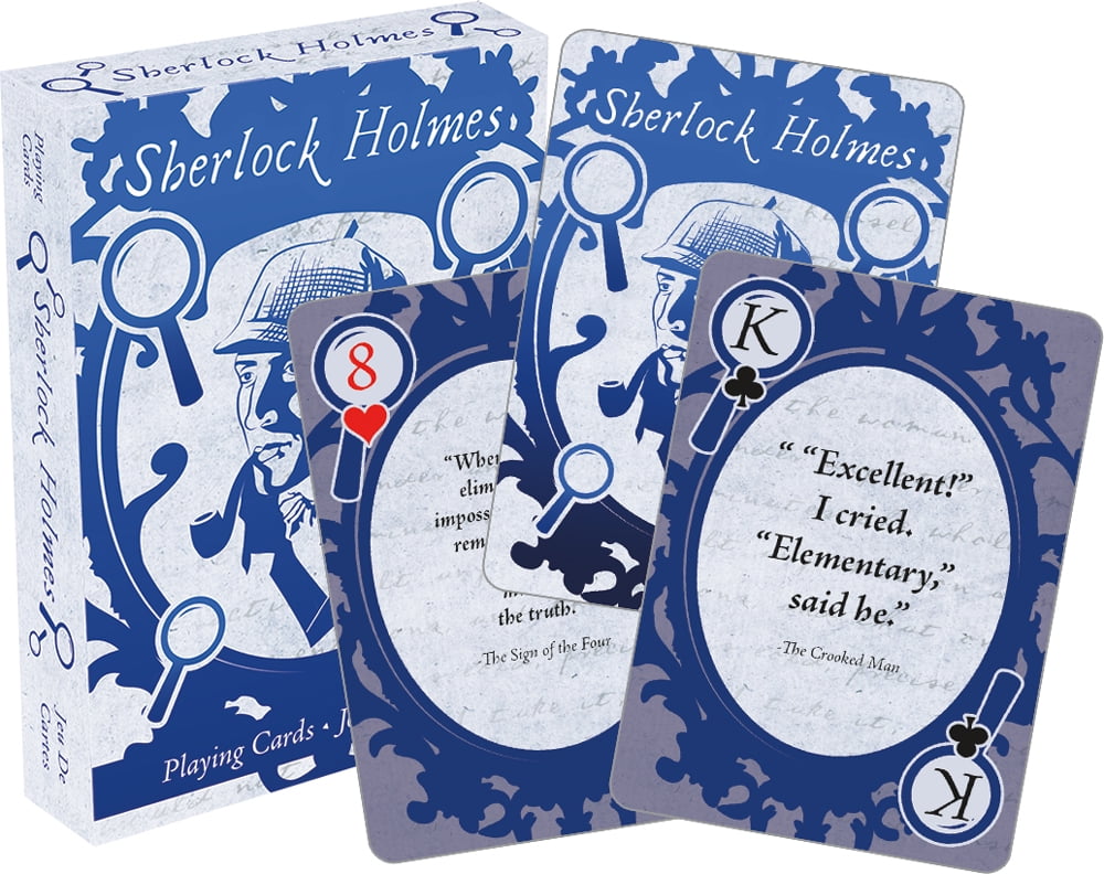 Sherlock Holmes Quotes Playing Cards - Walmart.com