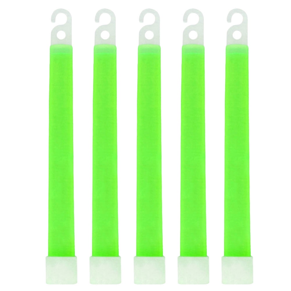 Alloet 5pcs 6 Inch Glow Light Sticks Waterproof Survival Kit Camping ...