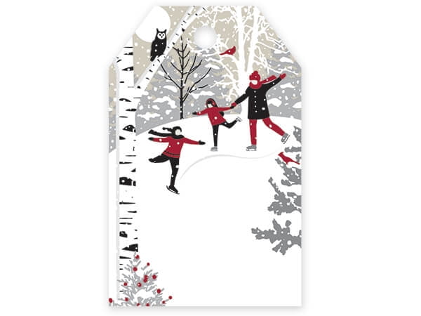 Pack of 50, Winter Snowday Gloss Gift Tags, 2-1/4x3-1/2" for ...
