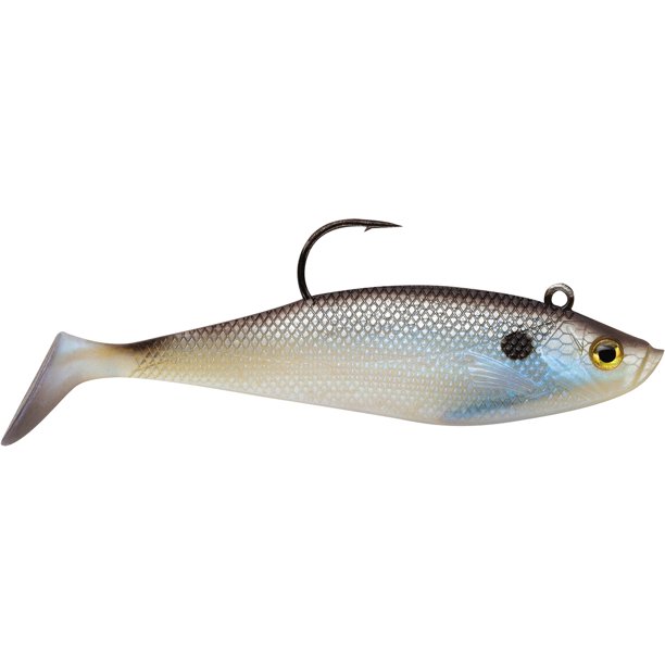 Storm WildEye Swim Shad 4" Fishing Lure 7/16oz Natural Shad 3pcs ...