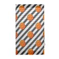Basketballs Stripes Pattern Door Curtain Sheer Privacy Light Filtering ...