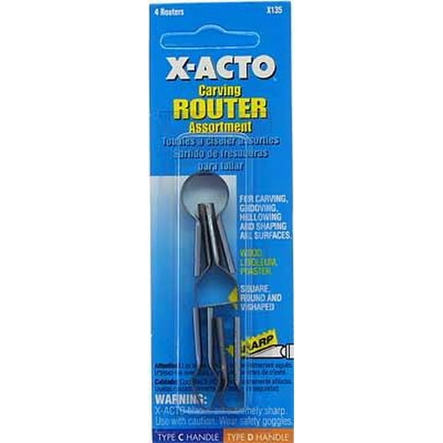 X-Acto 135 Router assortment carded - Walmart.com