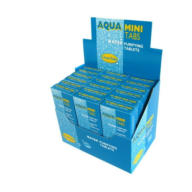 Clean Tabs Aqua Mini Tabs Water Purifying Tablets Display Box - Walmart.ca