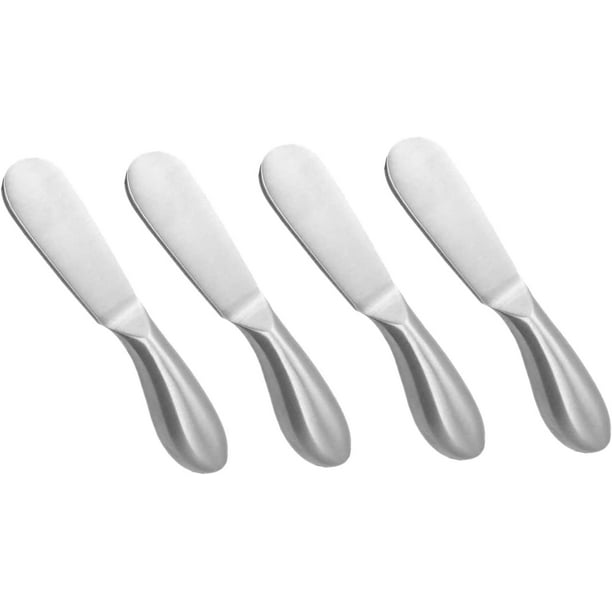 Set of 4 Multi-Function Stainless Steel Cheese Butter Spreading Knives ...