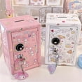 Diy Cartoon Sanrio Kuromi Safe Mini Hello Kitty Storage Box Kawaii ...