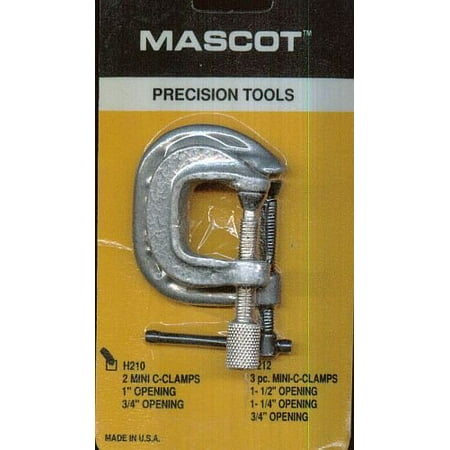 Mini "C" Clamps (2) Multi-Colored - Walmart.com