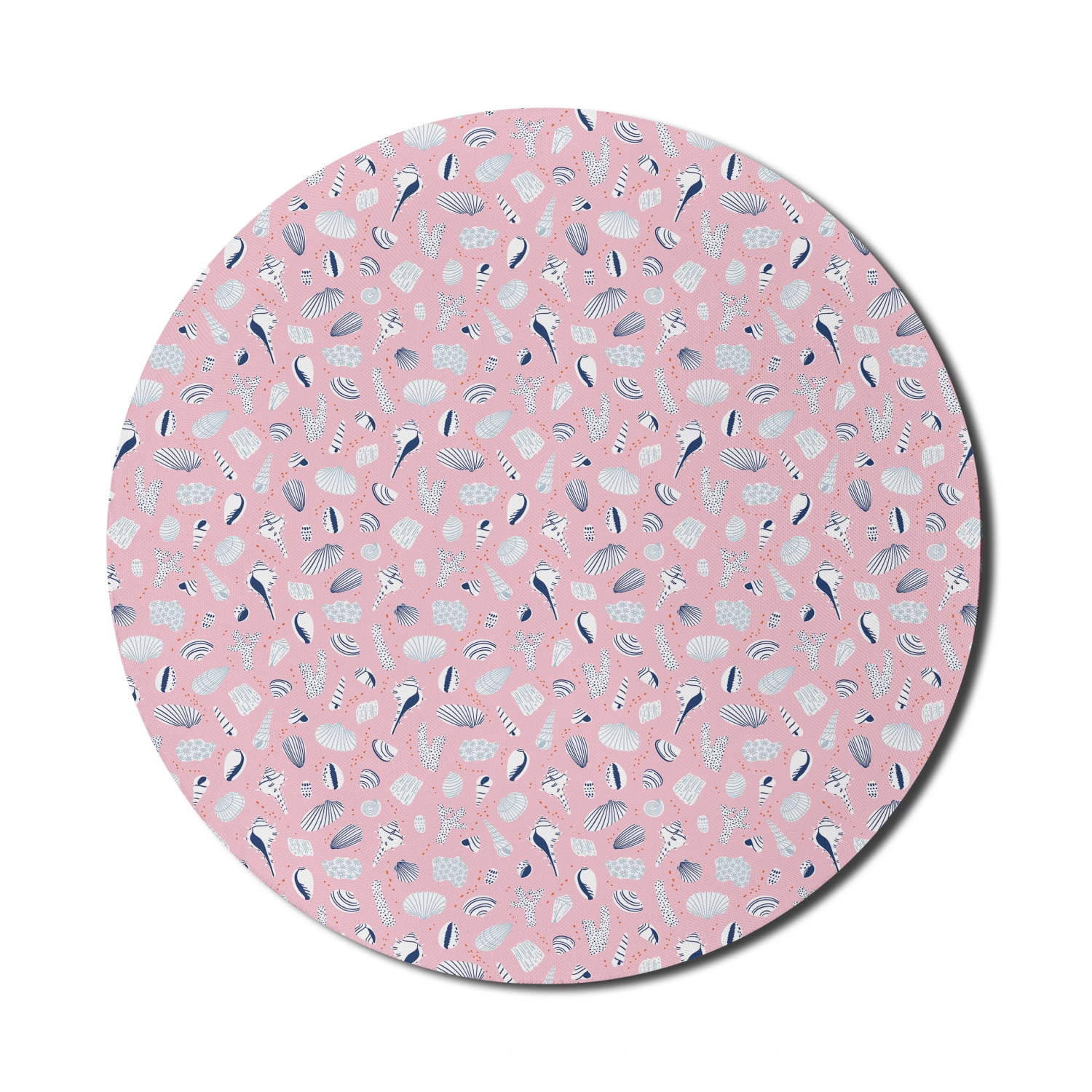Nautical Mouse Pad for Computers, Sea Shells Underwater Oceanic Marine ...