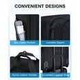 Bagsmart Stylish 17 3 Roller Laptop Bag Carry On Luggage With