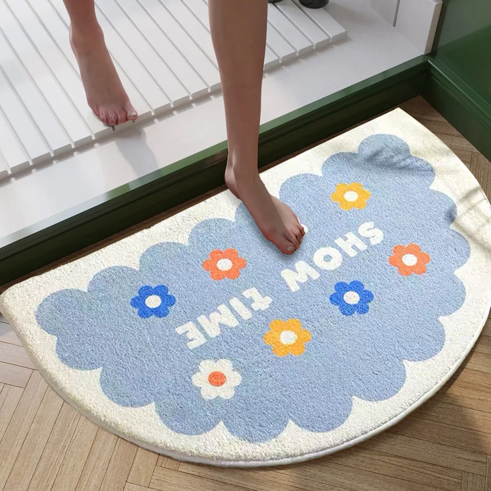 Click here for Egnmcr Floor Mat Imitation Sheepskin Carpet Bathro... prices