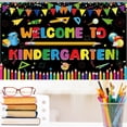 7x5ft Welcome Back to School Backdrop Colorful Kindergarten First Day ...
