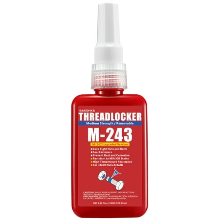 ESKONKE Blue Thread Locker 243 Nuts & Bolts Locker Medium Strength ...