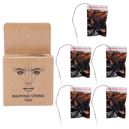 ANGGREK 5pcs Eyebrow Mapping String Microblading String Measuring Tool ...